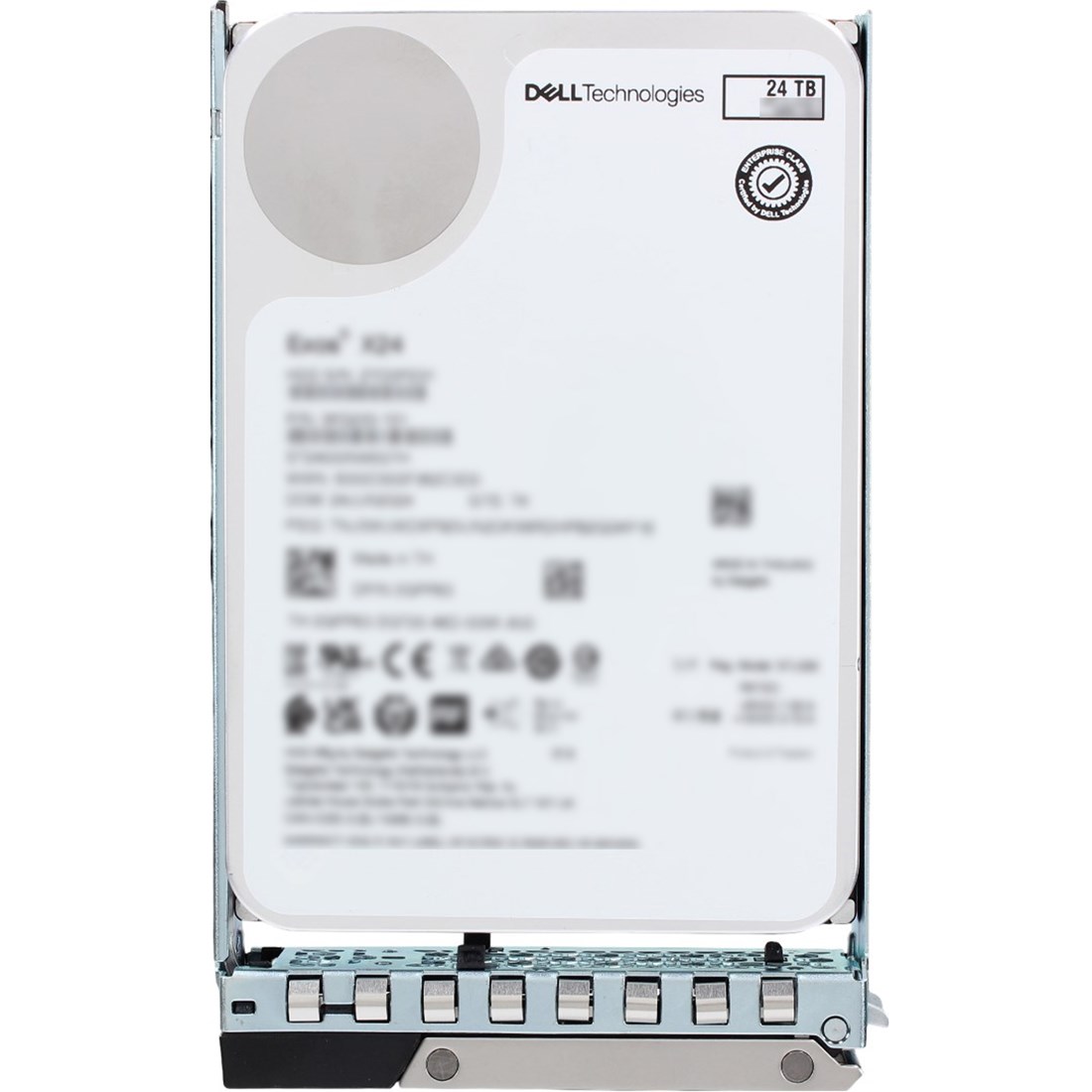 Dell 400-BTHY 24TB 7.2K SATA-6Gbps 512e 3.5inch Hot-Plug Hard Drive ...