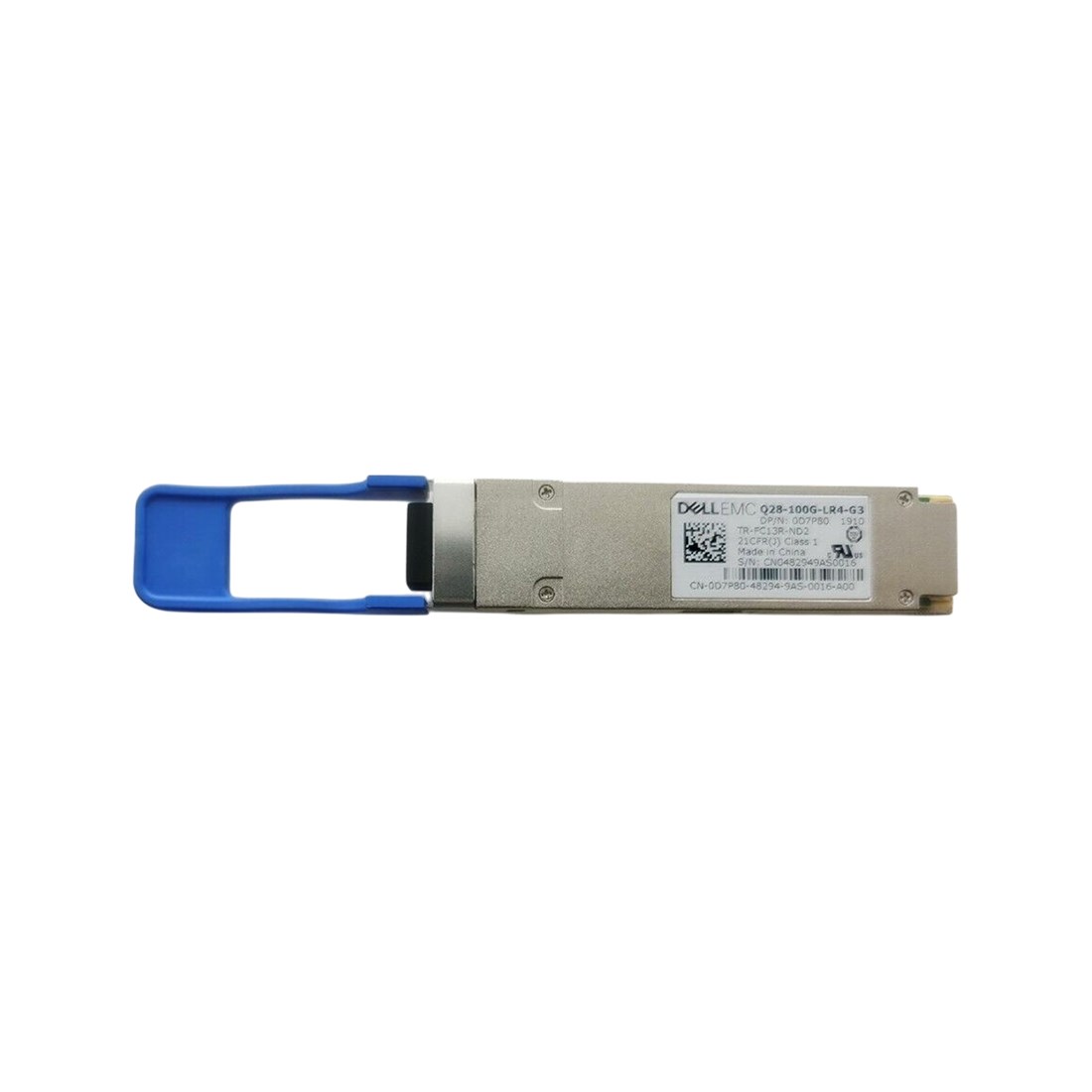 DELL 407-BCDH 100GbE QSFP28 10km LR4 LC SMF Gen 3 Transceiver