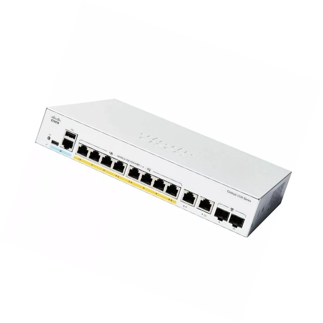 Cisco C1200-8P-E-2G Catalyst 1200 8-port GE PoE Ext Switch